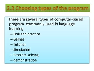 Tgs ict developing call program | PPT