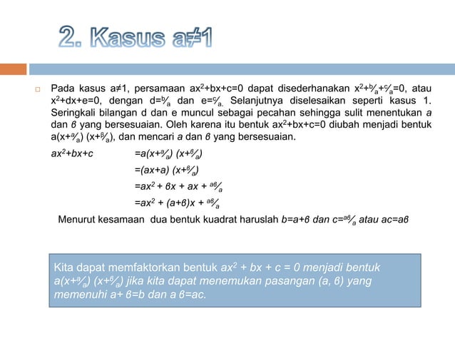 MANIPULASI ALJABAR | PPTX
