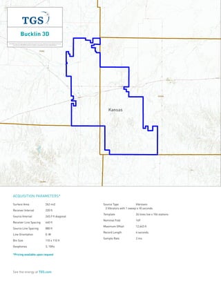 TGS NSA- Onshore Bucklin 3D | PDF