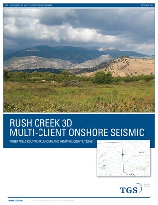 TGS NSA- Onshore Rush Creek 3D | PDF