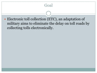 RFID Based Toll Gate System | PPT