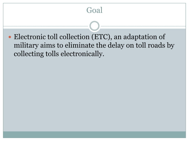 RFID Based Toll Gate System | PPT