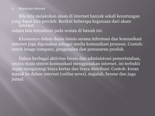memahami dasar-dasar sistem jaringan internet/intranet | PPTX