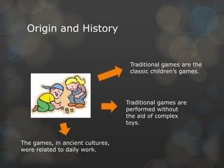 Traditional Games | PPTX | Family Video Games | Video Game Genres