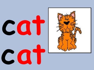 "-at" word family | PPT