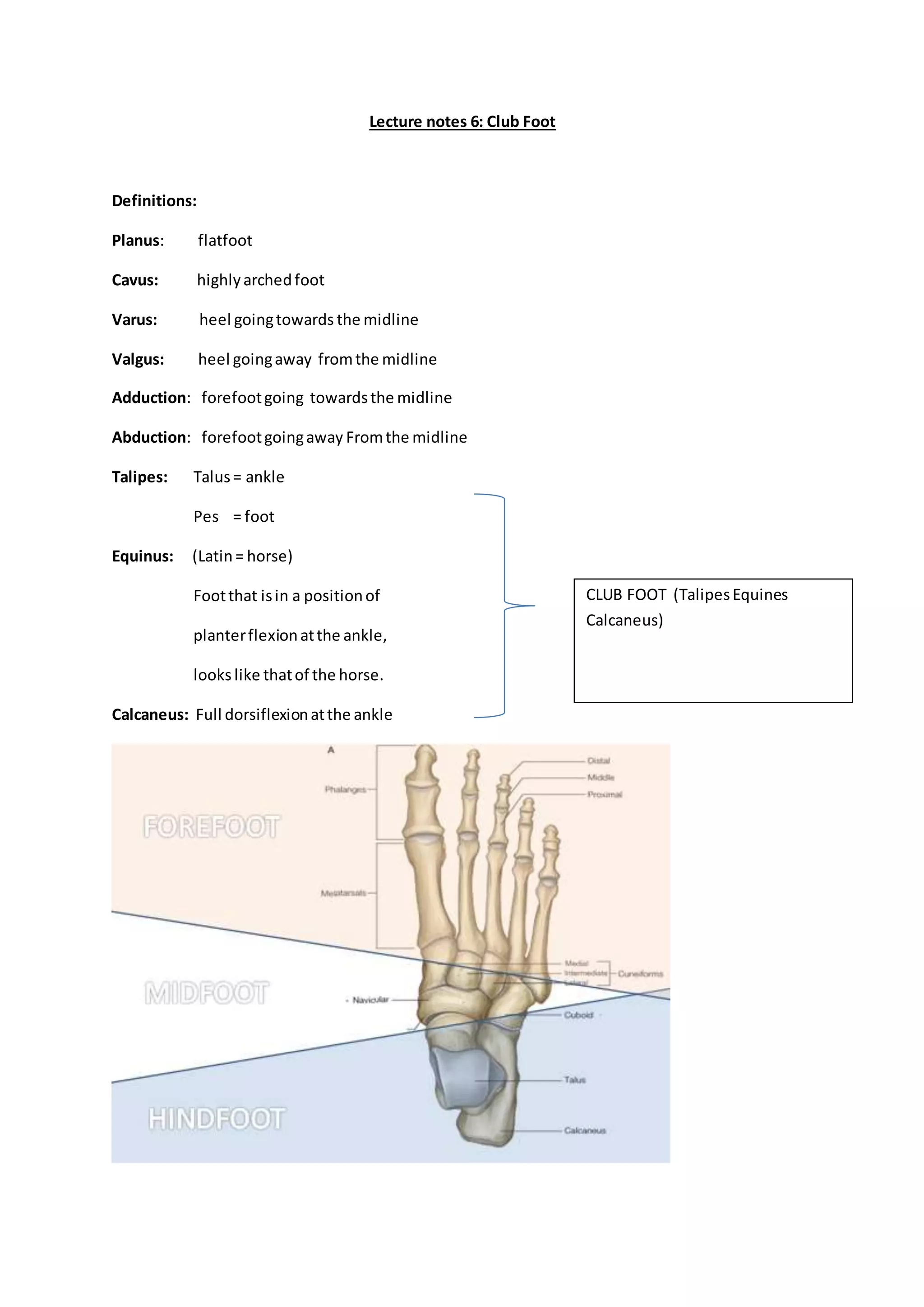 6.ceft palate ; club feet | DOCX