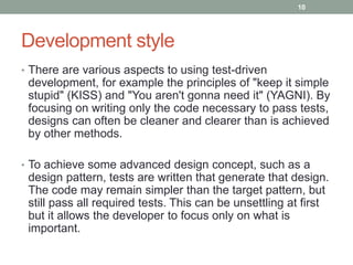 Test driven development | PPTX