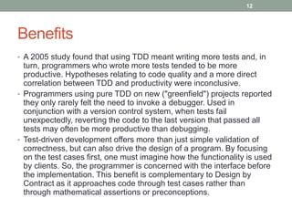 Test driven development | PPTX