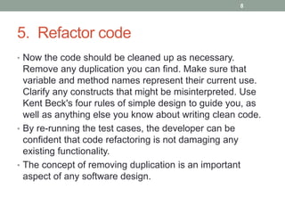 Test driven development | PPTX