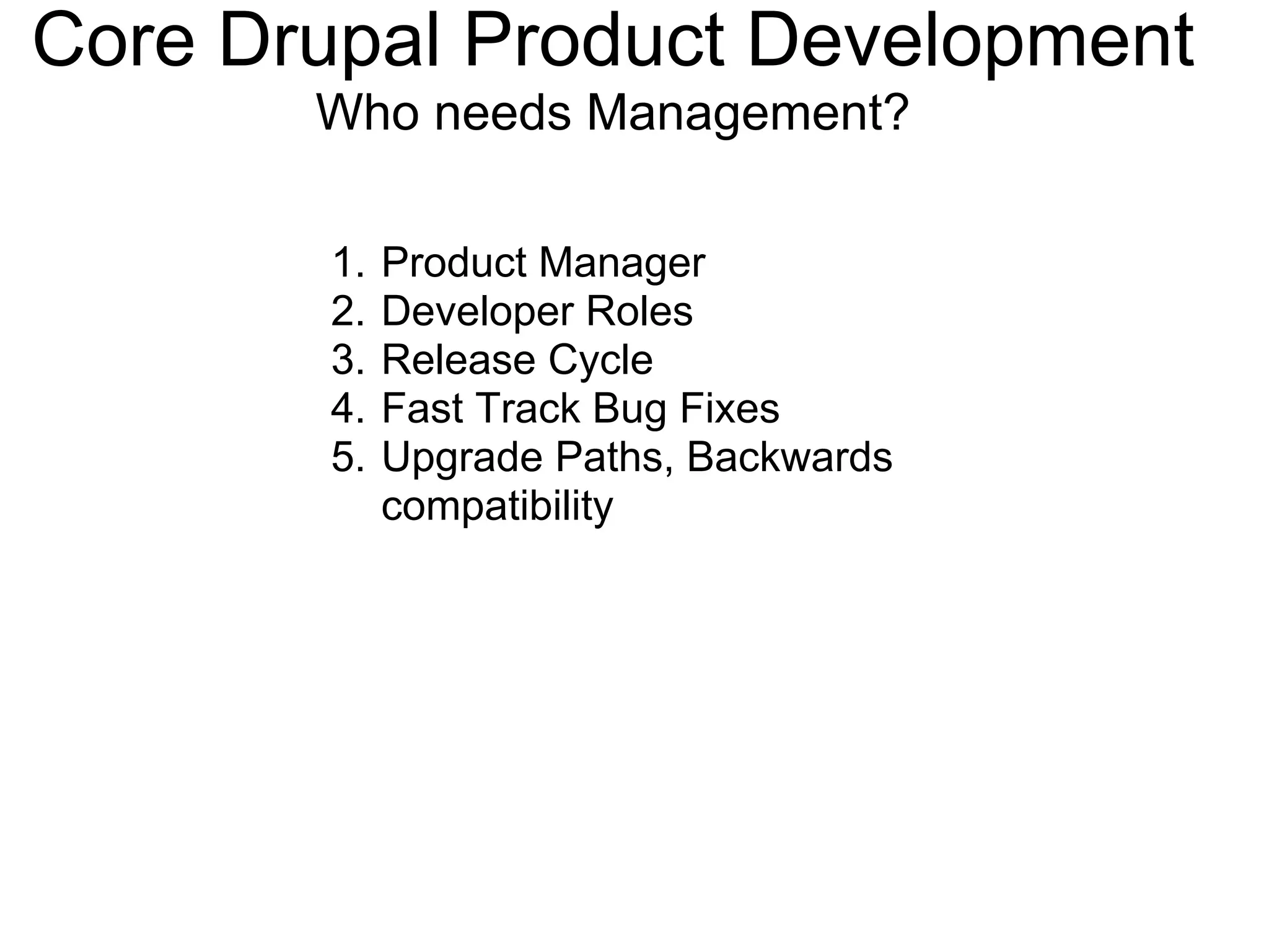 Drupal Product Development Ppt 