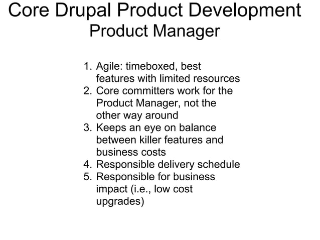 Drupal Product Development Ppt 