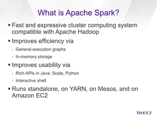 Spark-on-YARN: Empower Spark Applications on Hadoop Cluster | PPTX