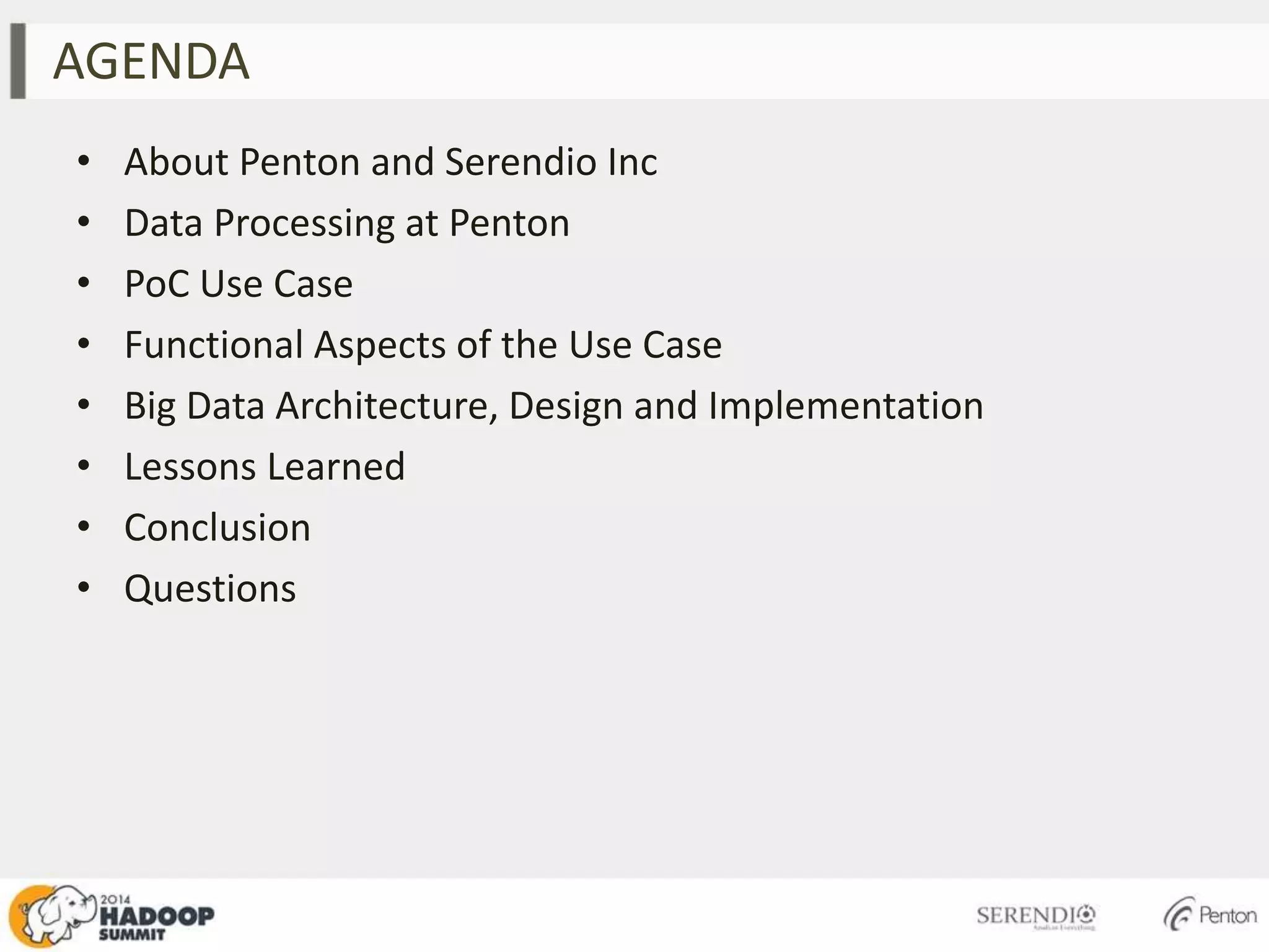 A Scalable Data Transformation Framework using Hadoop Ecosystem | PPT