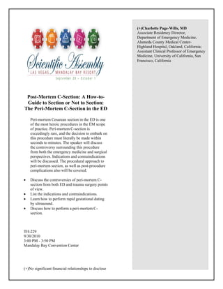 Th 229-post-mortem-c-section-perimortem1 | PDF