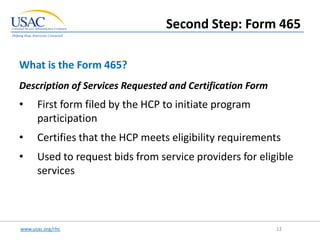 Rural Health Care Program: Program Overview | PPT