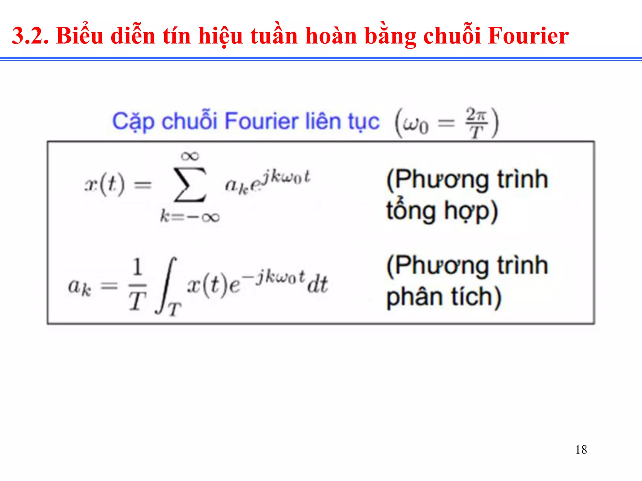 Tín Hiệu Và Hệ Thống - Chuỗi Fourier và phép biến đỏi Fourier | PDF
