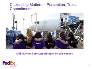 FedEx Citizenship and Social Responsibility Goals | PPT
