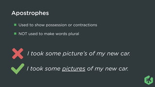 Th writing-grammar-mistakes-140501125825-phpapp01 | PPT