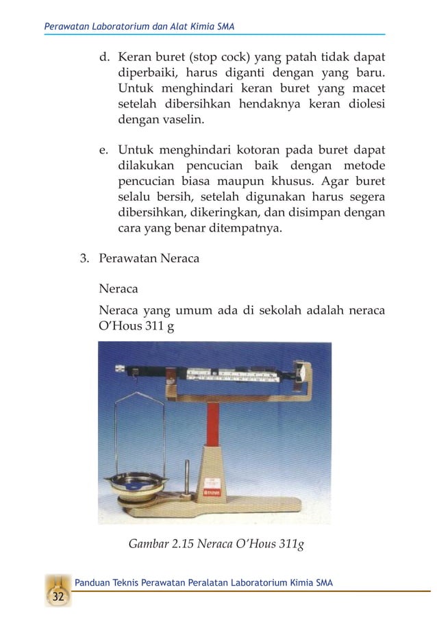 Buku perawatan alat_lab_kimia | PDF