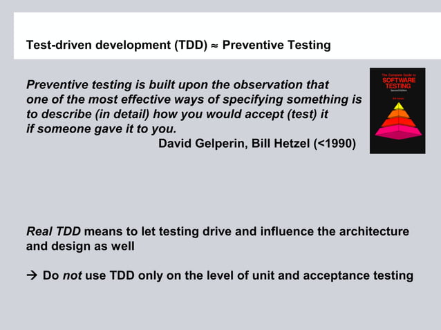 'Architecture Testing: Wrongly Ignored!' by Peter Zimmerer | PPT