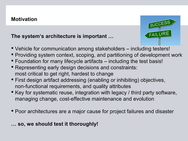 'Architecture Testing: Wrongly Ignored!' by Peter Zimmerer | PPT