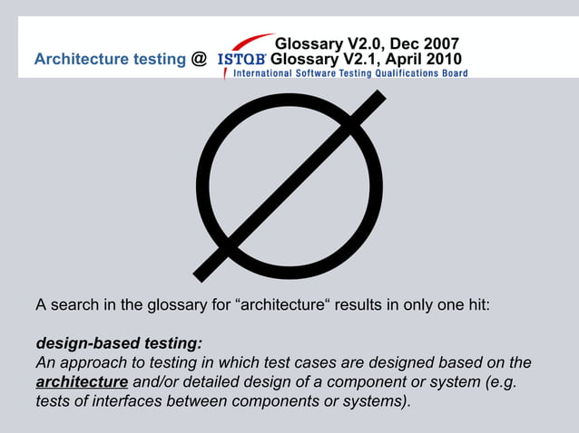'Architecture Testing: Wrongly Ignored!' by Peter Zimmerer | PPT