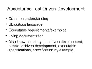 'Acceptance Test Driven Development Using Robot Framework' by Pekka ...