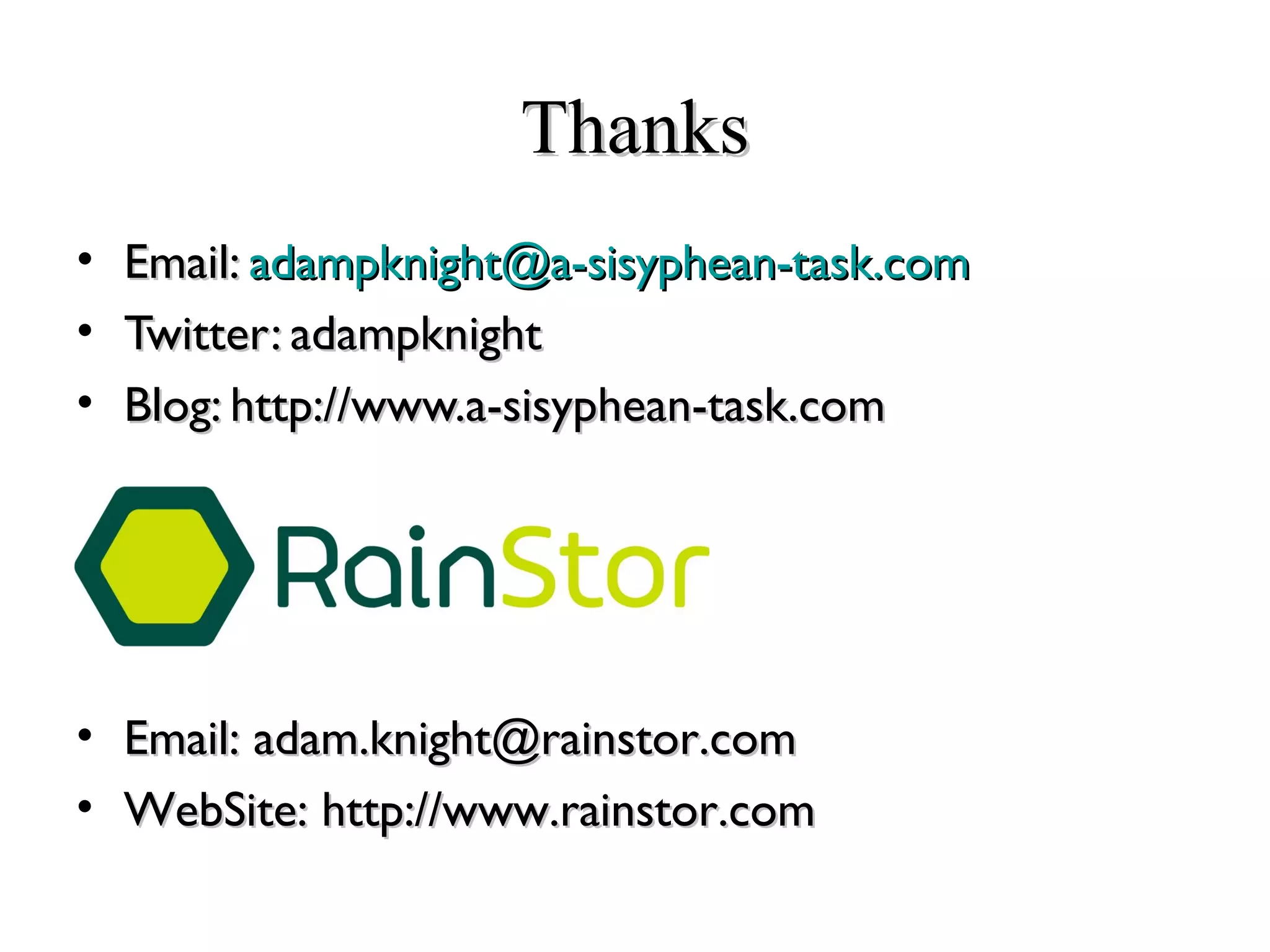 'An Evolution Into Specification By Example' by Adam Knight | PPT