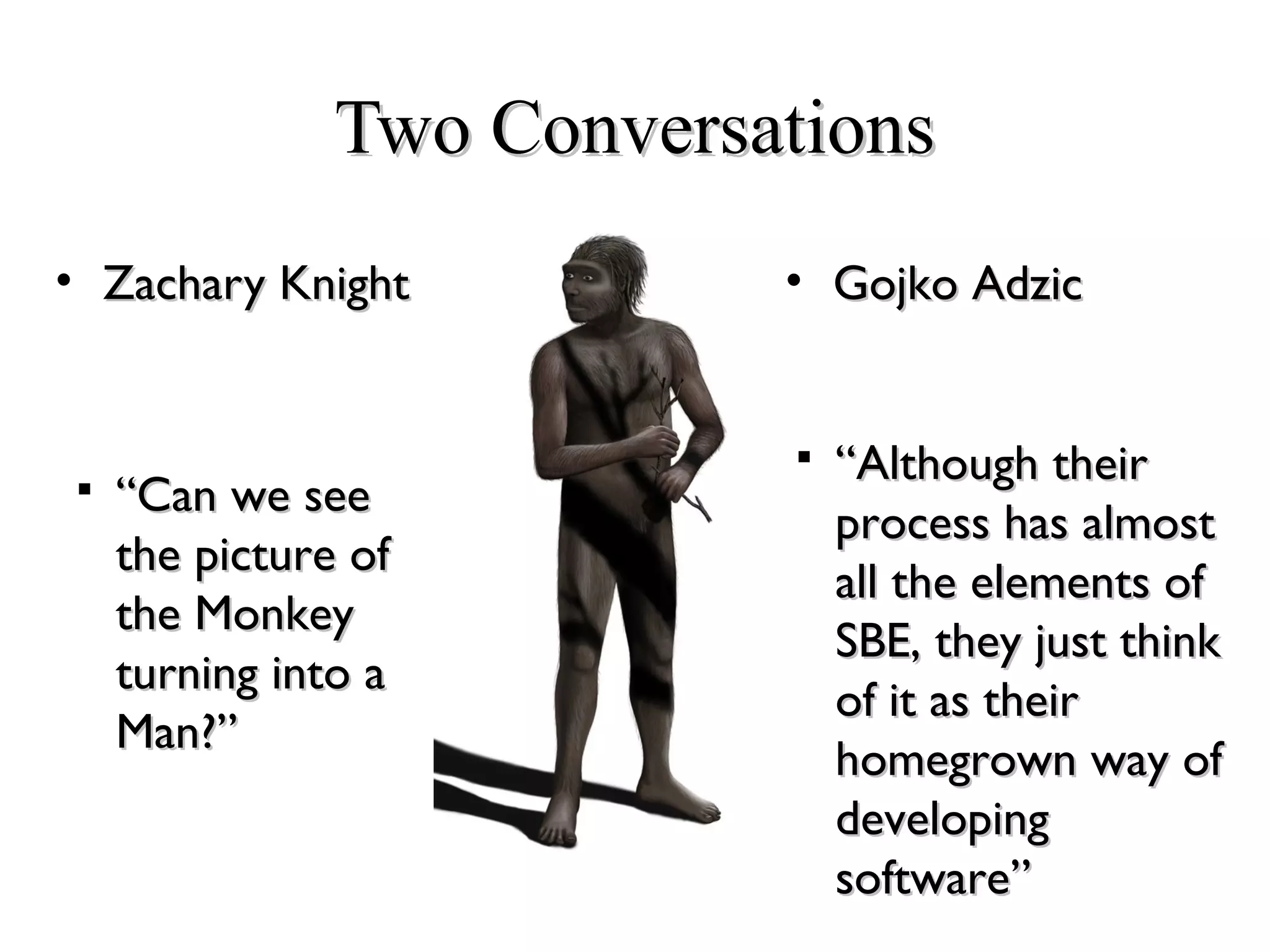 'An Evolution Into Specification By Example' by Adam Knight | PPT