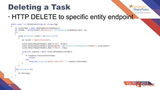 Office 365 Groups and Tasks API - Getting Started | PPT