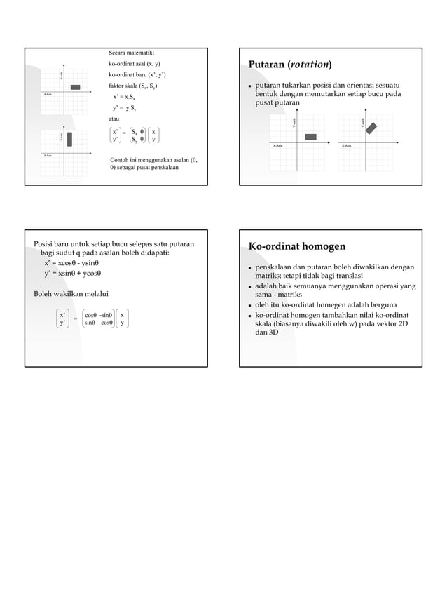 Th3813 02 sistem ko ordinat & transformasi | PDF