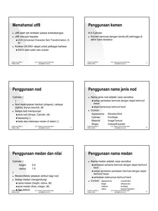 Th3813 04 membina objek maya | PDF