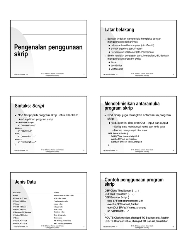Th3813 12 kawalan perincian & skrip | PDF
