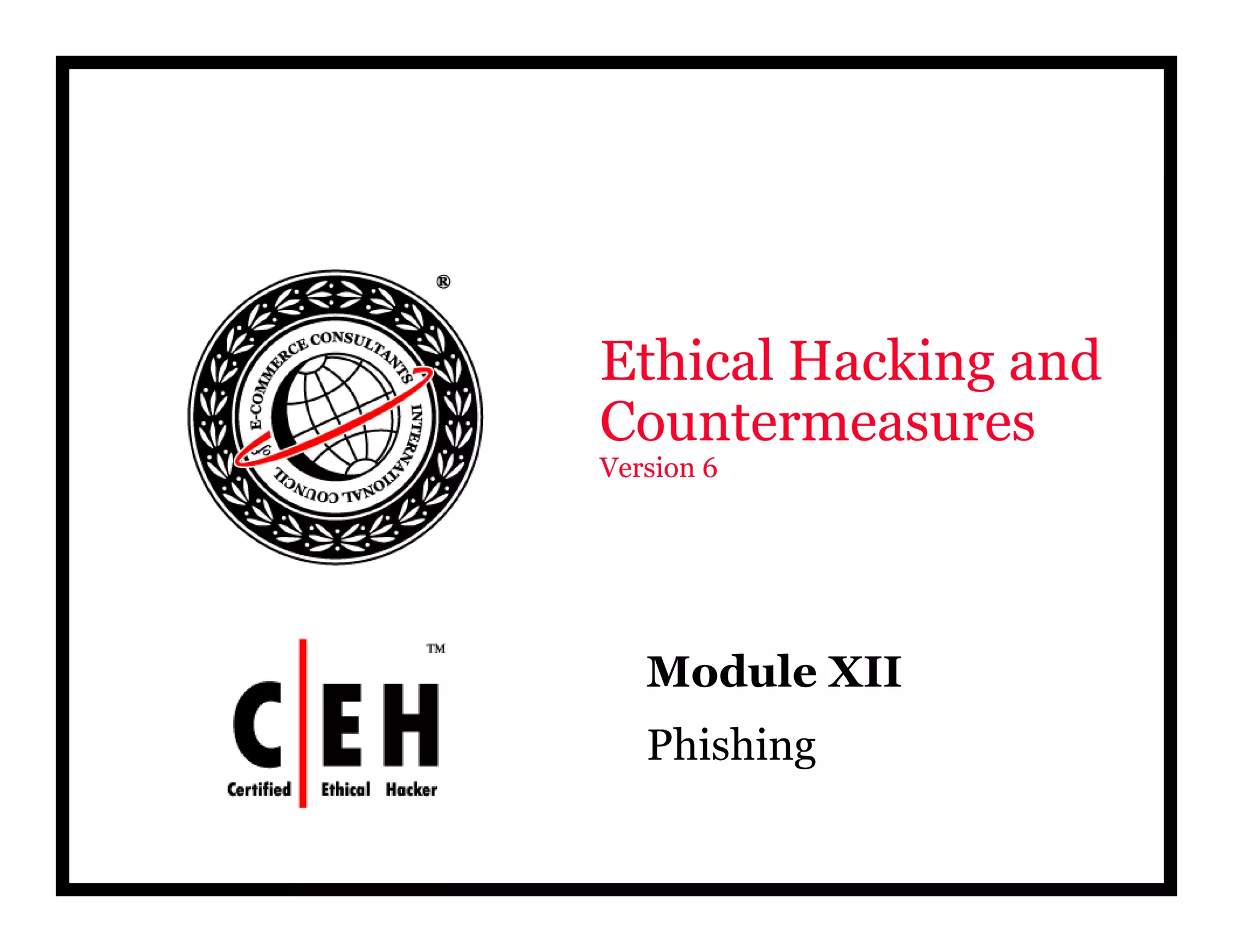 TH3 Professional Developper CEH phishing | PPT