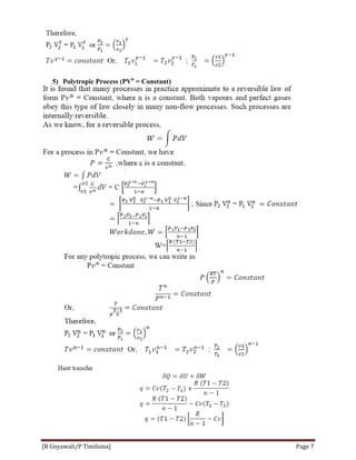 Thermodynamics note chapter:4 First law of Thermodynamics | PDF