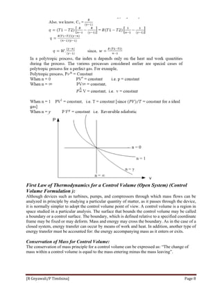 Thermodynamics note chapter:4 First law of Thermodynamics | PDF