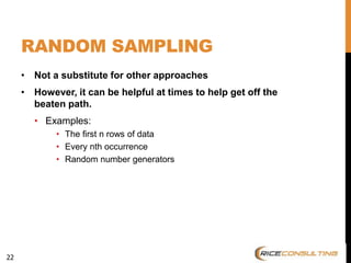Randy Rice - Defect Sampling – An Innovation for Focused Testing ...