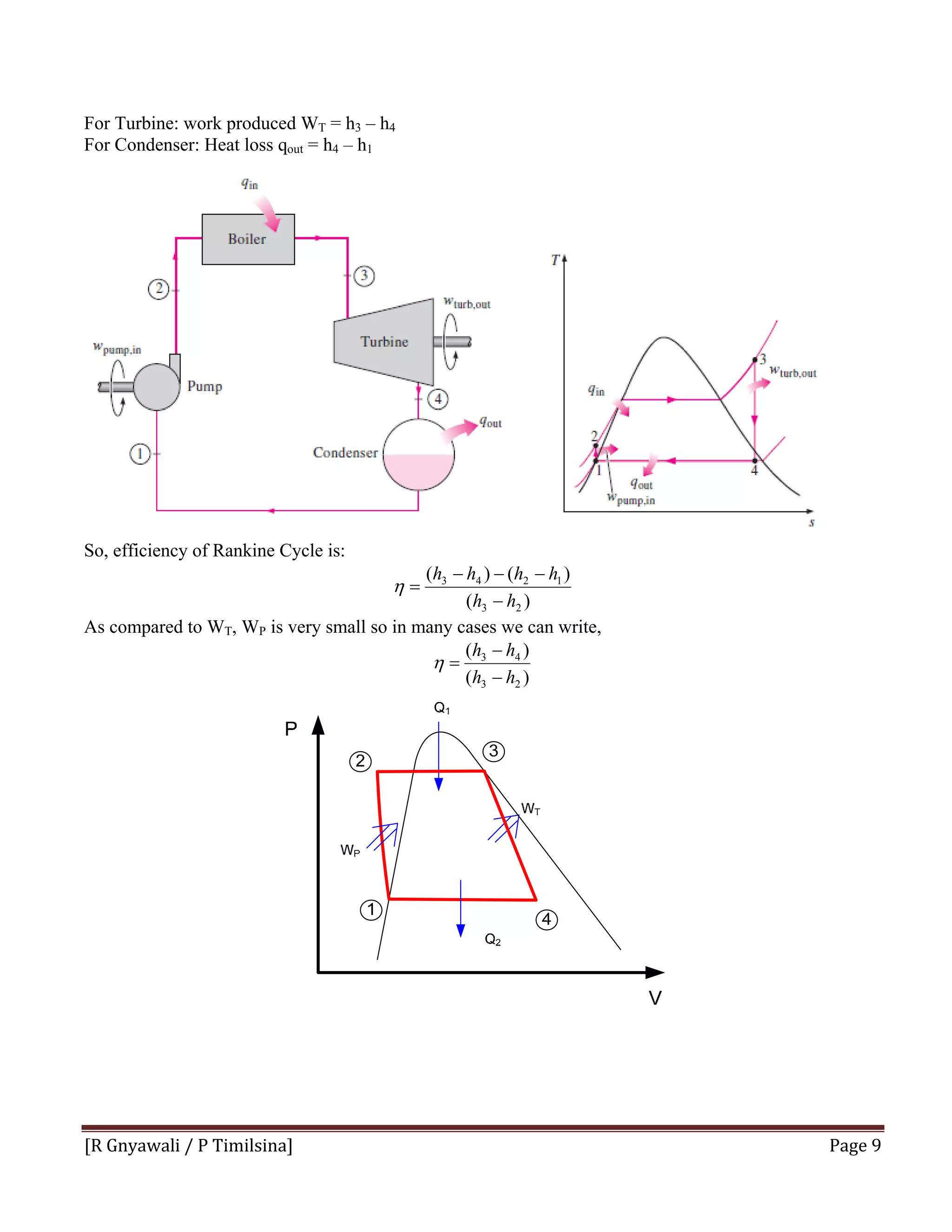 Thermodynamics chapter:7 Some Power and Refrigerator Cycle | PDF