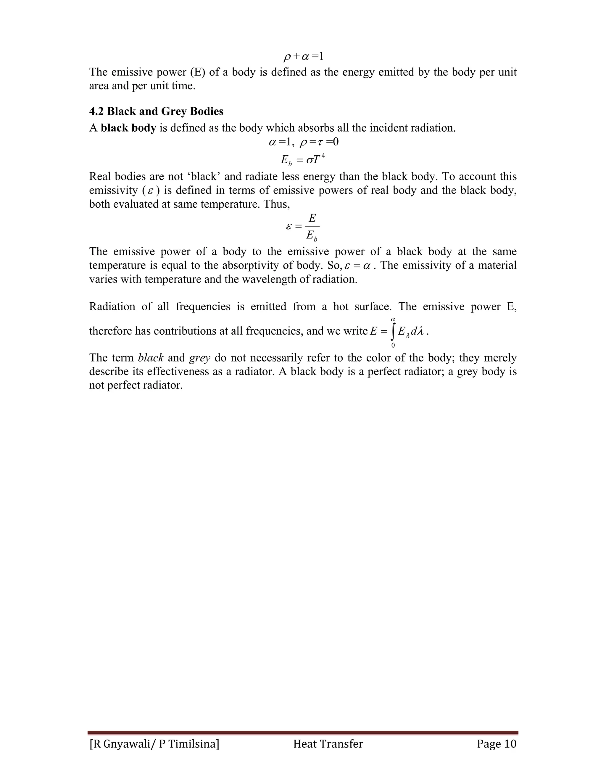 Thermodynamics chapter:8 Heat Transfer | PDF