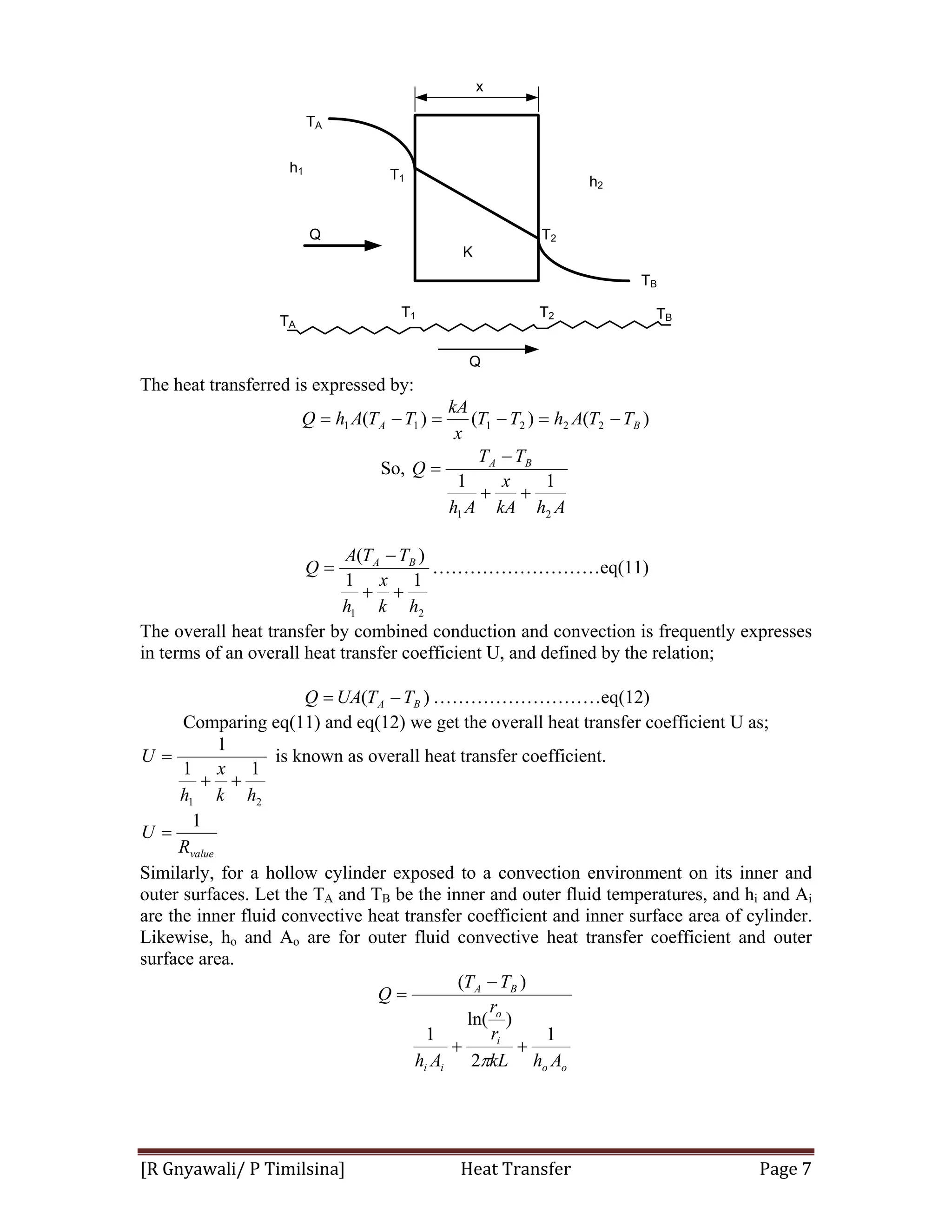 Thermodynamics chapter:8 Heat Transfer | PDF