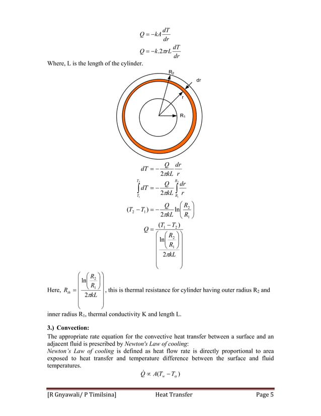 Thermodynamics chapter:8 Heat Transfer | PDF