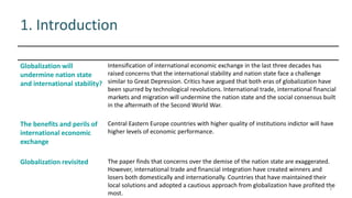 The globalization paradox in the 21st century and its applicability in ...