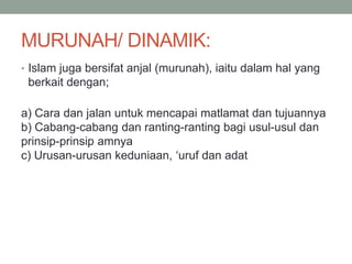 Thabat wal murunah | PPTX