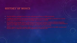 MOOCS PRESENTATION | PPT