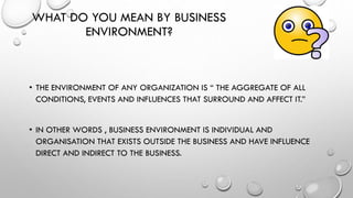 business environments | PPT
