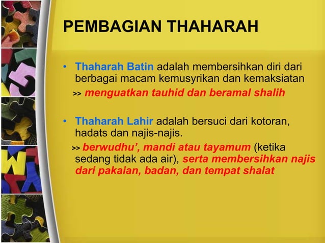 Thaharah | PPTX