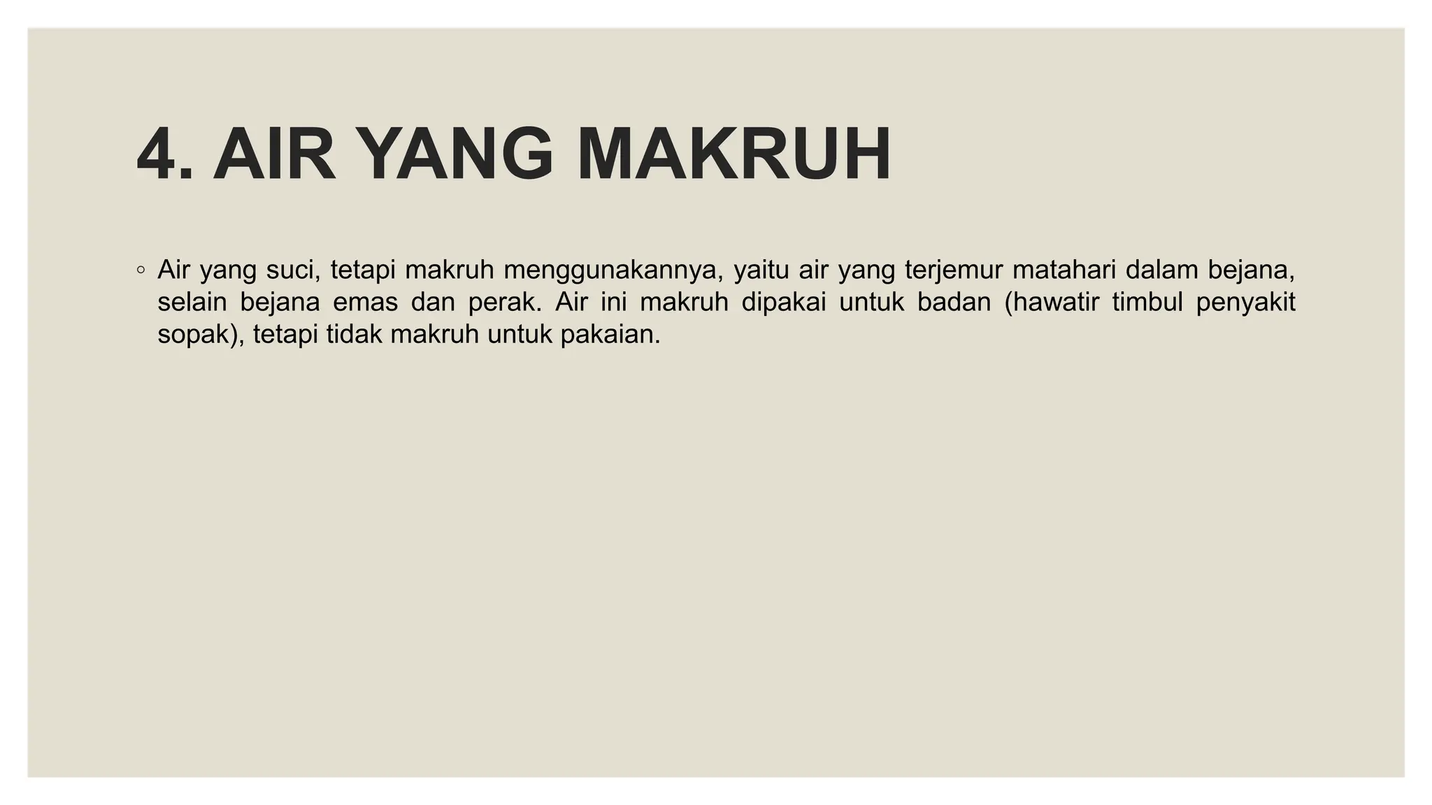 Thaharah Tata Cara Bersuci Dalam Islam Berwudu Ppt