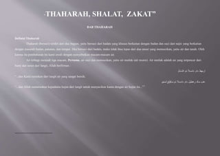 THAHARAH, SHOLAT & ZAKAT 3.pptx