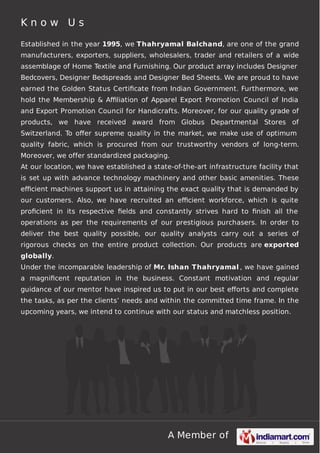 Thahryamal balchand | PDF