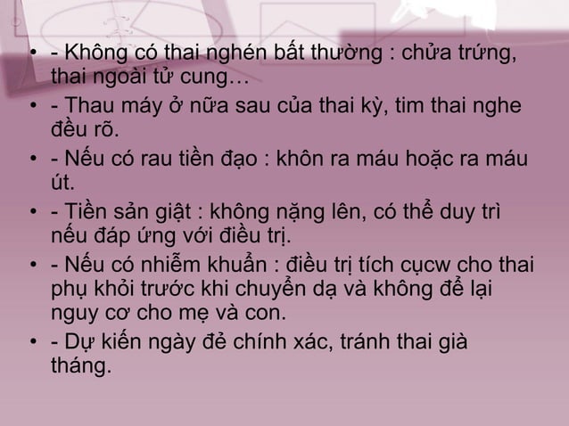 THAI KỲ NGUY CƠ CAO | PDF